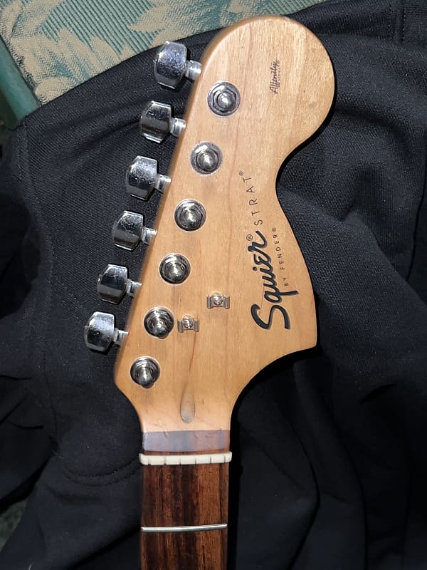 2002 Squier Affinity Series Neck - with Fender tuners | Reverb