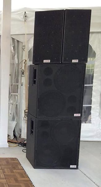 EAW Speakers KF 300 & SB 250 Subs Black | Reverb