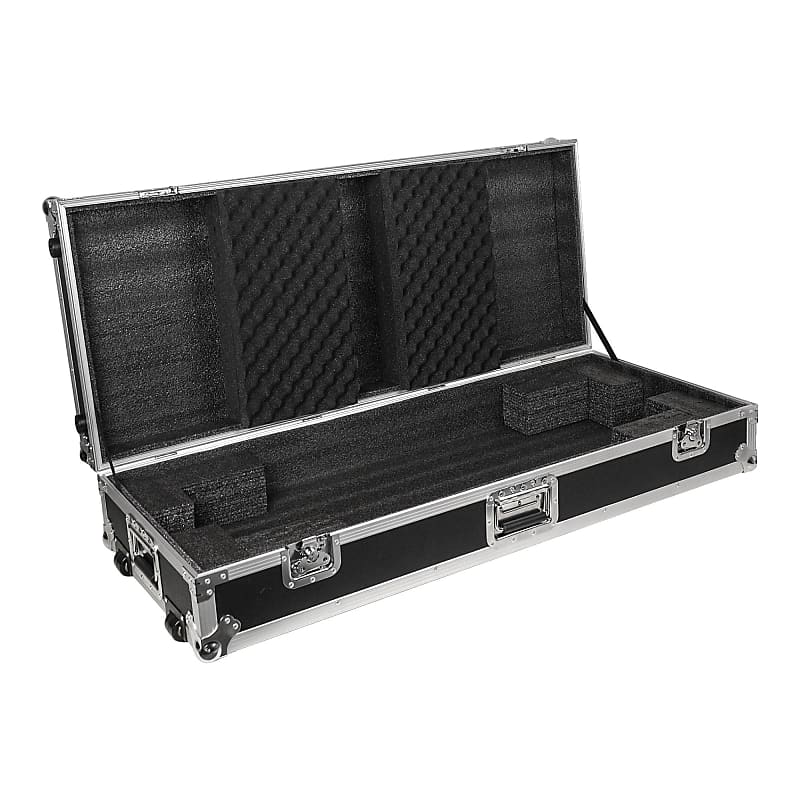 STRC-KB61W | Plywood 61-Note Keyboard ATA Flight Case with | Reverb