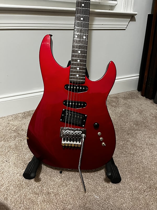 Kramer Focus 6000 1986 Candy apple red | Reverb