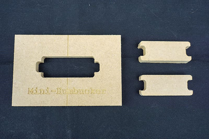 Mini Humbucker Pickup Guitar Template ~ CNC 1/2" MDF ~ Guitar | Reverb