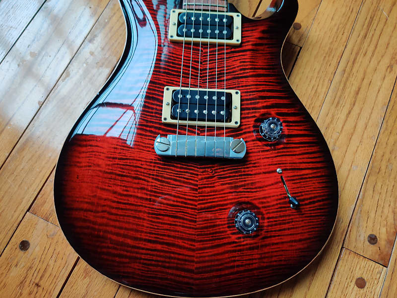 PRS Custom 22 2009 - Fire Red Burst | Reverb