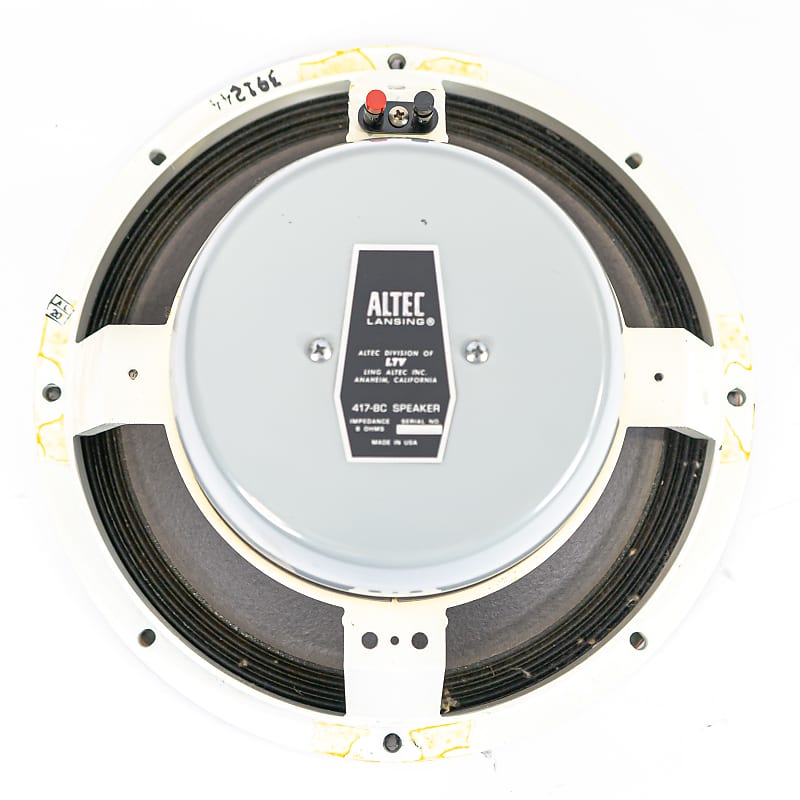 Altec 417-8C - 8 ohm / 12” Guitar Speaker - Vintage | Reverb UK