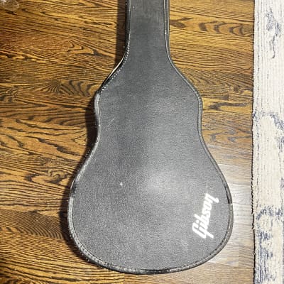 VINTAGE Chipboard Guitar Case for thick hollowbody. See | Reverb