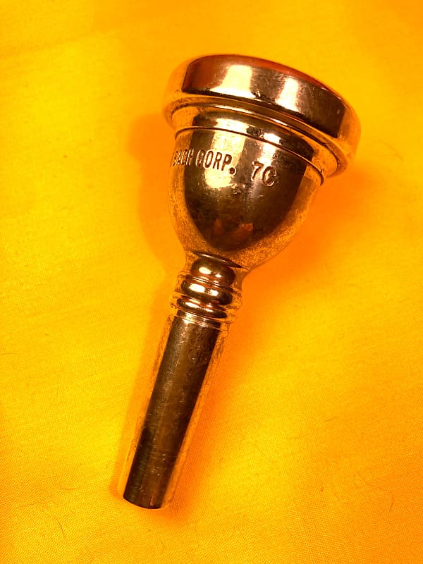 Bach Standard 7C Trombone Mouthpiece-Used-Plating | Reverb