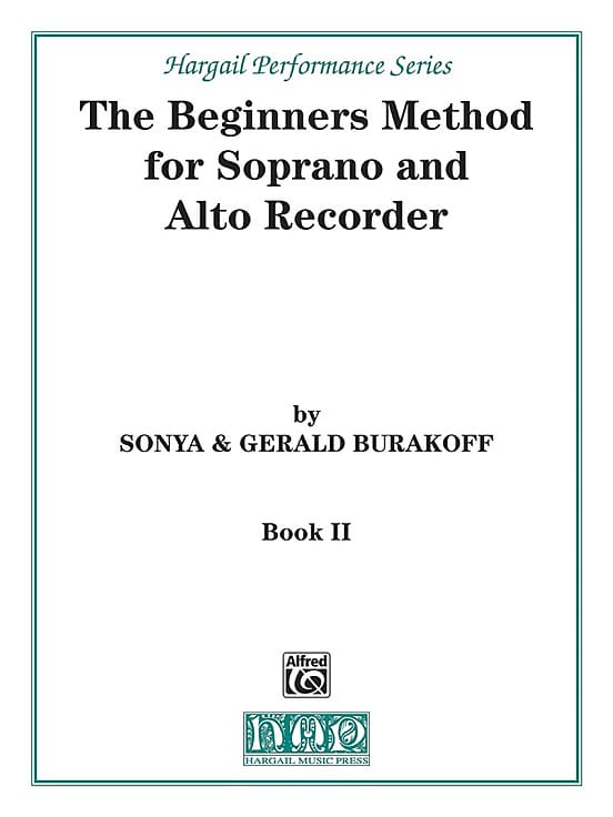 Beginner's Method For Soprano & Alto Recorder Bk 2 | Reverb