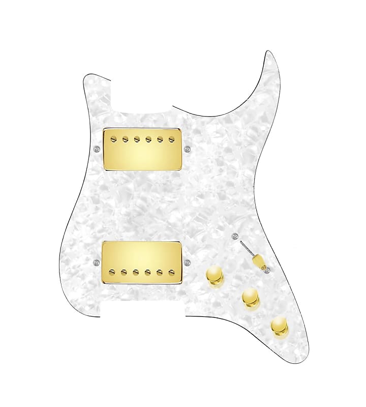 920D Custom Hushed And Humble HH Loaded Pickguard for Strat | Reverb