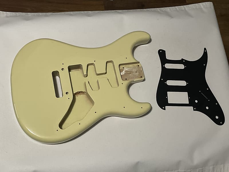 1984 Japan Kramer Focus 3000 Cream Guitar Body | Reverb Australia