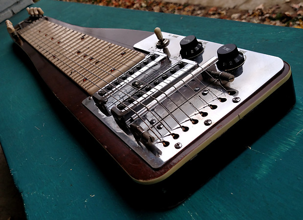 Teisco 8-String Lap Steel 1960s Brown/Natural | Reverb
