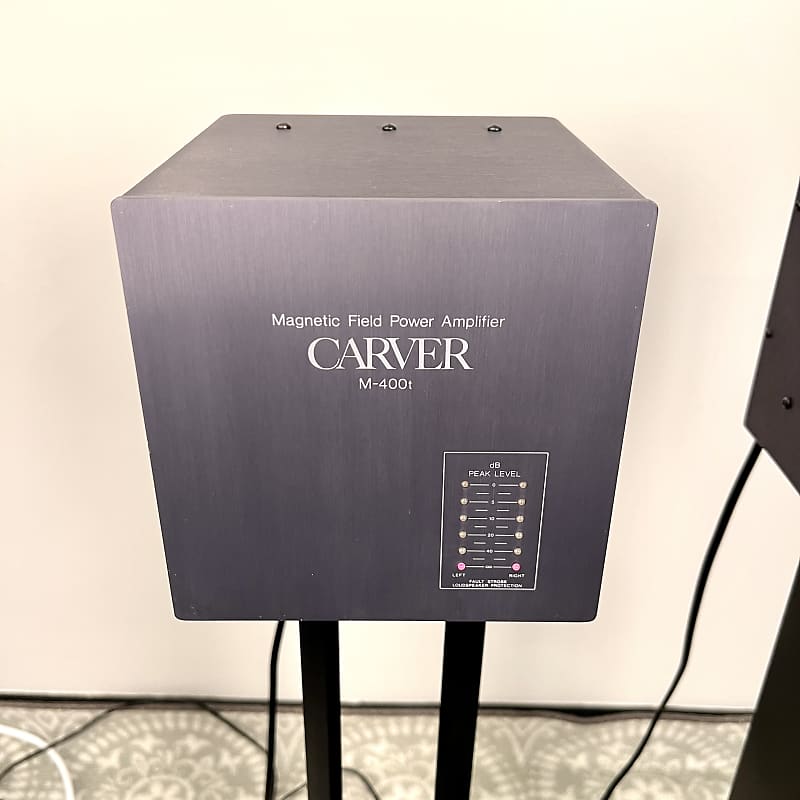 RECAPPED CARVER M-400T MAGNETIC FIELD STEREO AMPLIFIER 500WPC | Reverb