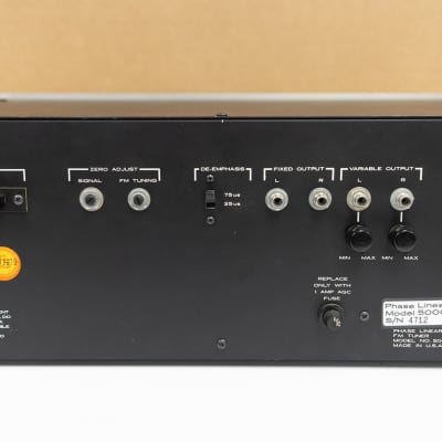 Phase Linear Model 5000 Stereo FM Tuner - Serviced & Aligned | Reverb