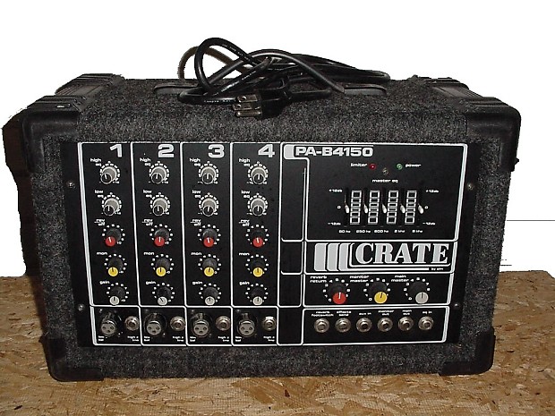 Crate PA-B4150 4 CHANNEL POWERD MIXER - PA EXCELLENT | Reverb