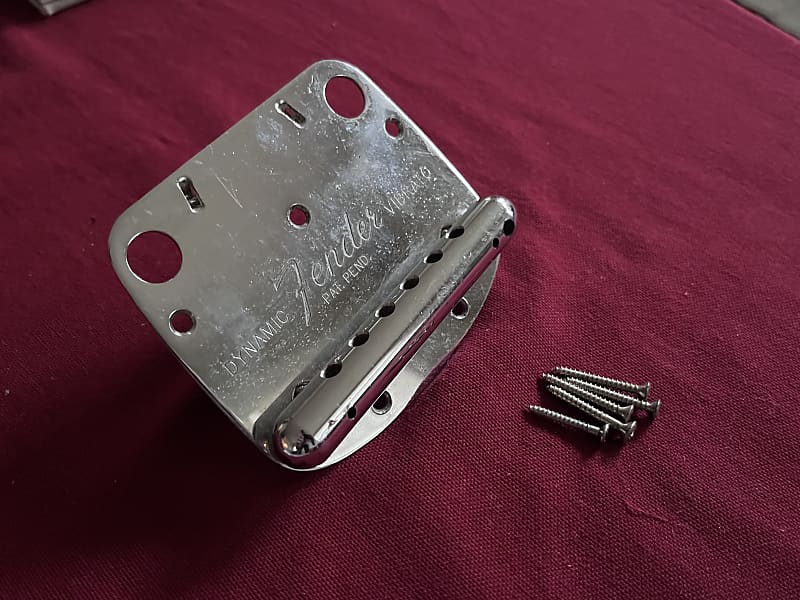1964 1965 1966 Fender Mustang guitar bridge tremolo | Reverb