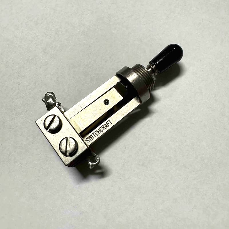 Switchcraft Black Tip 3-way Toggle Switch for Gibson/Epiphone | Reverb