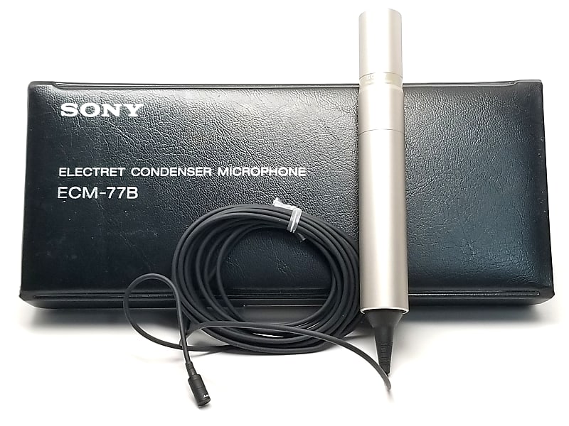 used Sony ECM-77B Electret Condenser Microphone, Excellent | Reverb