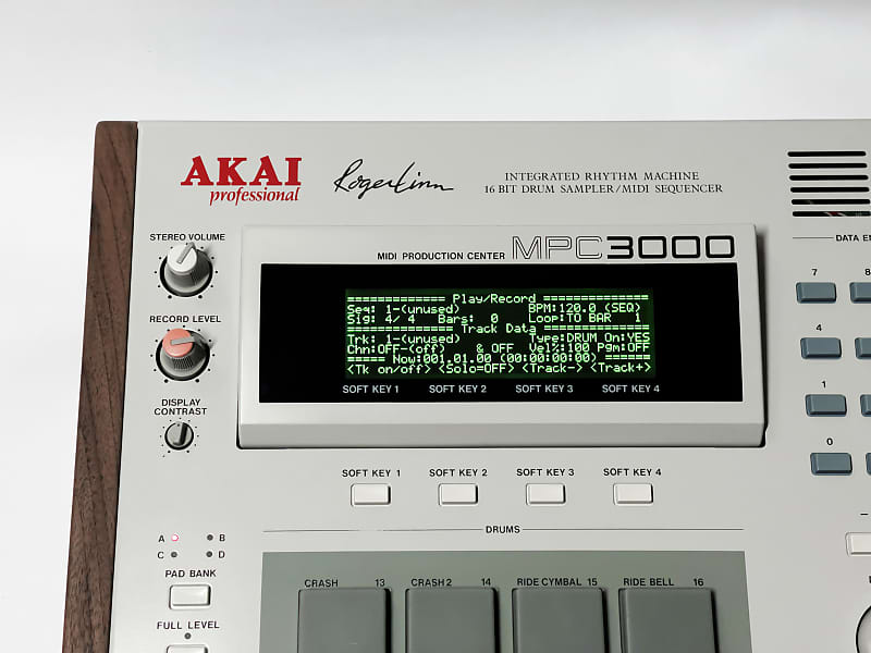 AKAI MPC 3000 LED Display Lemon/Black | Reverb