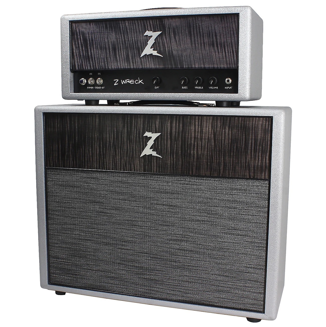 Dr. Z Z Wreck Quantum Silver 30-Watt 2x12" Guitar Amp Half | Reverb UK
