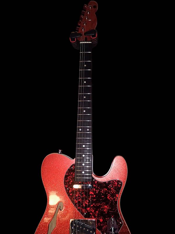 Chicknpickr Redline 2025 Red Metalflake Telecaster Custom | Reverb