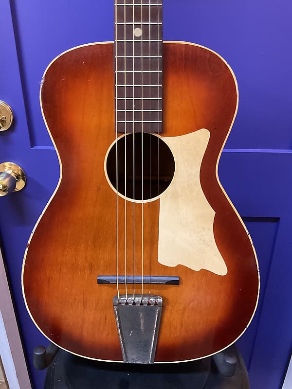 Silvertone Parlor Guitar - 1950s - Sunburst - American | Reverb