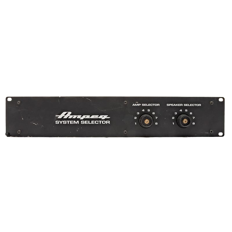 Ampeg - System Selector - 8-Ch. Amp/Speaker Selector Rack - | Reverb