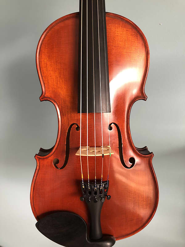 5 String Violin Gliga Pro Antiqued All European Wood *Sound | Reverb