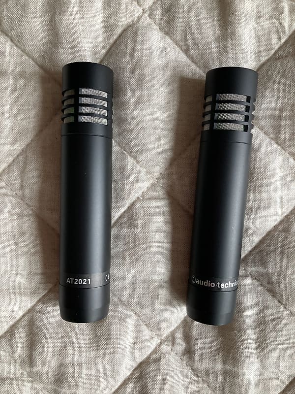 Pair of Audio-Technica AT2021 Mid-2010s | Reverb