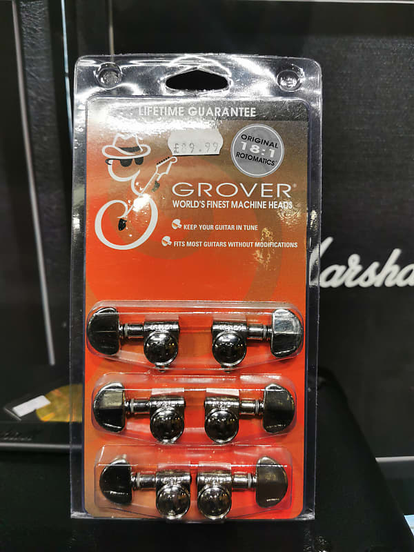 Grover 102C Original Rotomatic 3+3 Tuning Machines | Reverb UK