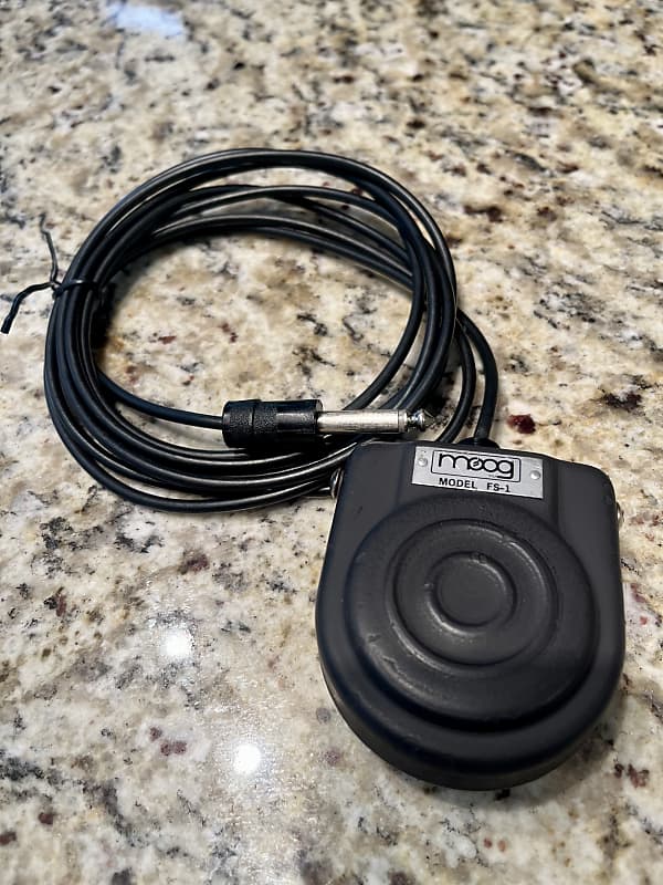 1960’s Moog FS-1 Vintage Synthesizer Footswitch - Black Metal | Reverb