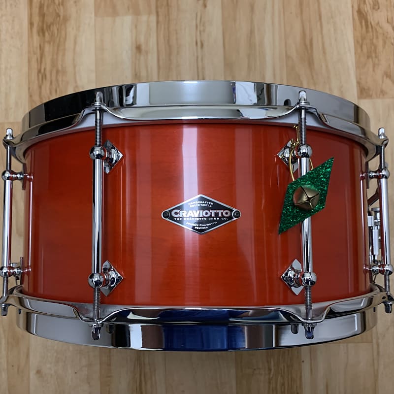 Craviotto 2020 Limited Holiday 6.5x14” Snare Drum Red | Reverb