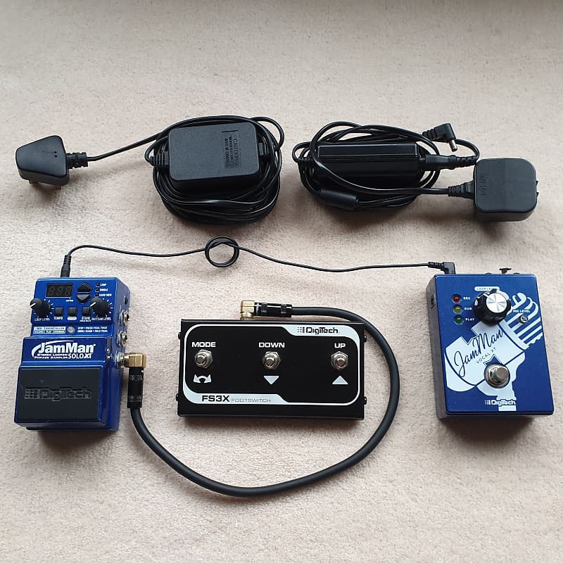 DigiTech JamMan Solo XT / JamMan Vocal XT / FS3X Footswitch | Reverb