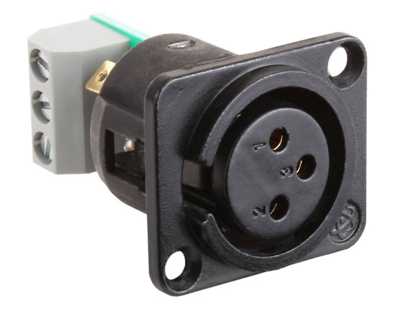 Mint RDL AMS-XLF XLR 3-pin Female Jack, Terminal Block | Reverb
