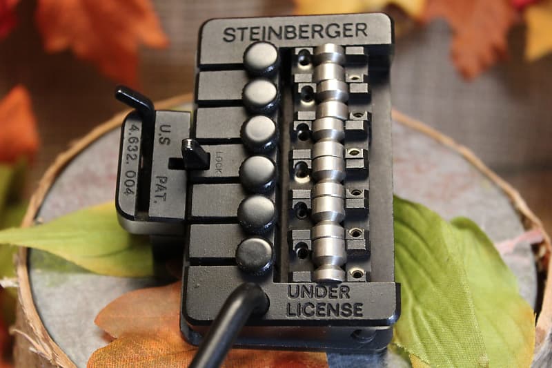 New Old Stock Steinberger Tremolo Bridge Black | Reverb