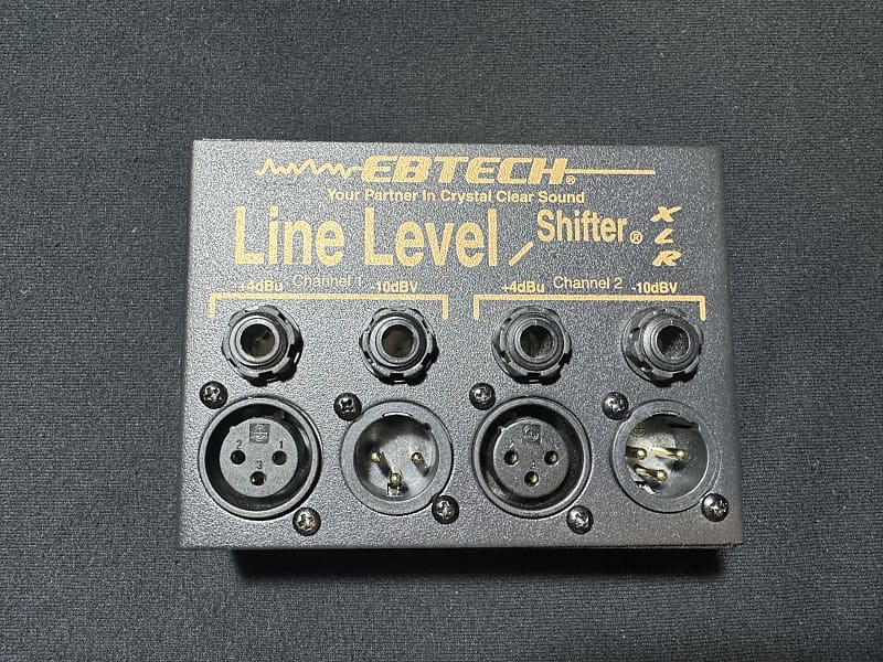 Ebtech Line Level Shifter XLR 2010s - Black | Reverb