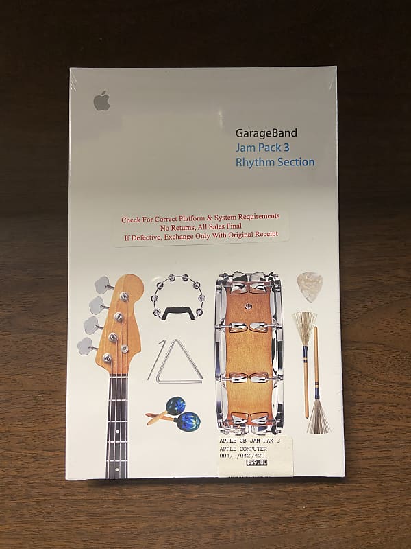 Apple Garageband Jam Pack 3 Rhythm Section | Reverb