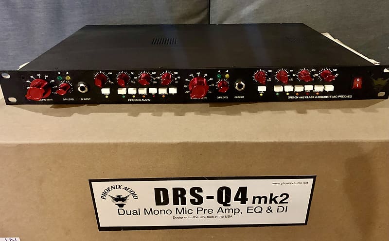 Phoenix Audio DRS-Q4 mkII - 2 PRE MIC + EQ + DI | Reverb