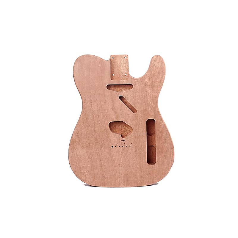Unfinished Guitar Body Mahogany Wood Electric Guitar | Reverb