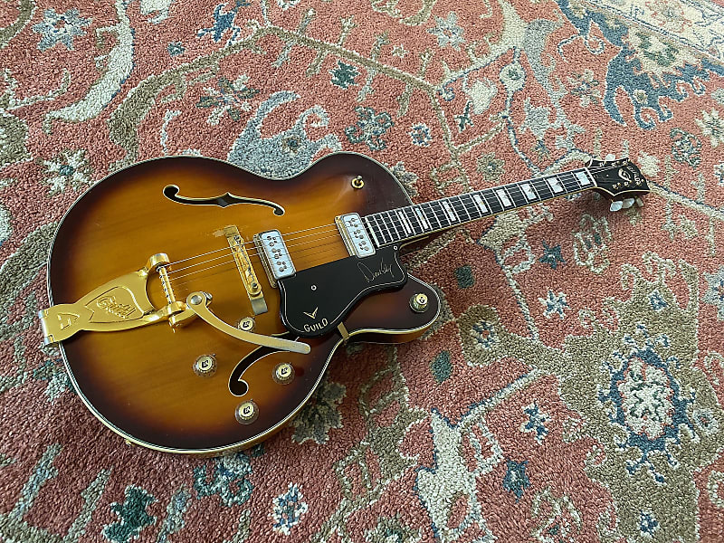 Guild DE-500 Duane Eddy model 1962 - sunburst | Reverb