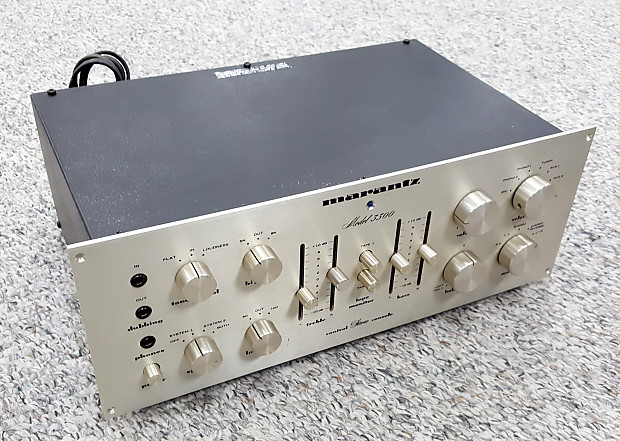 Marantz 3300 Stereo Preamp Silver / Black | Reverb