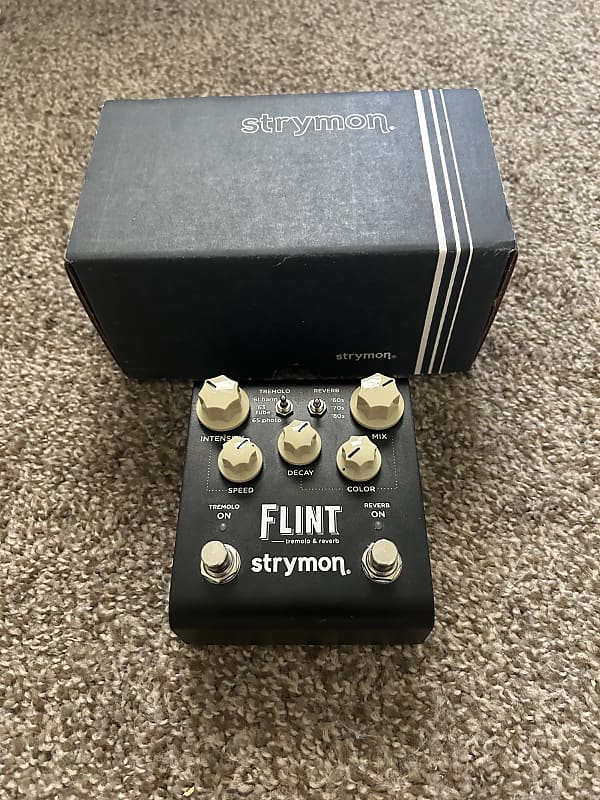 Strymon Flint Reverb and Tremolo V2 2022 - Present - Black | Reverb