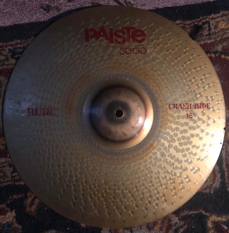 Paiste 3000 Rude 16" Crash/Ride | Reverb