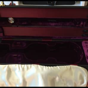 JAEGER Prestige Black leather Violin Case | Reverb