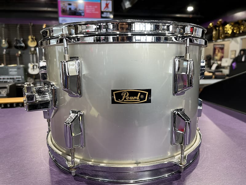 Pearl 12” Rack Tom 1970s Silver Satin | Reverb