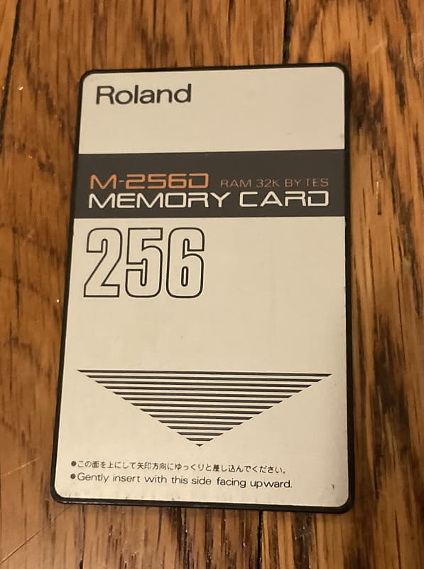Roland M-256D Memory Card RAM 32K, fresh battery | Reverb