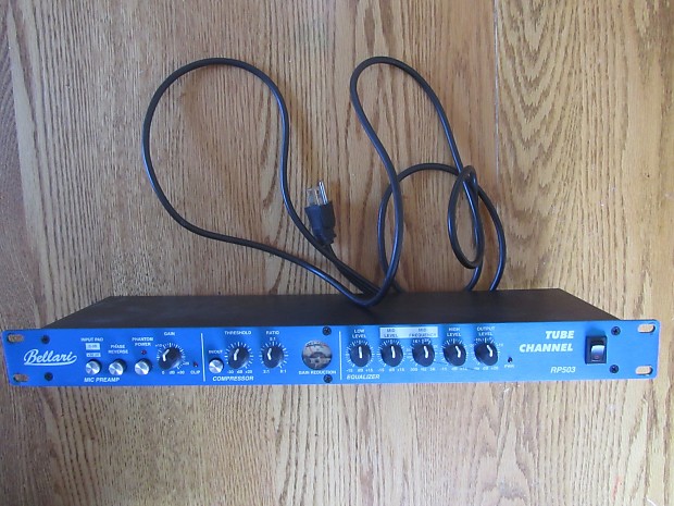 Bellari RP503 Tube Channel Microphone Preamp Compressor EQ | Reverb