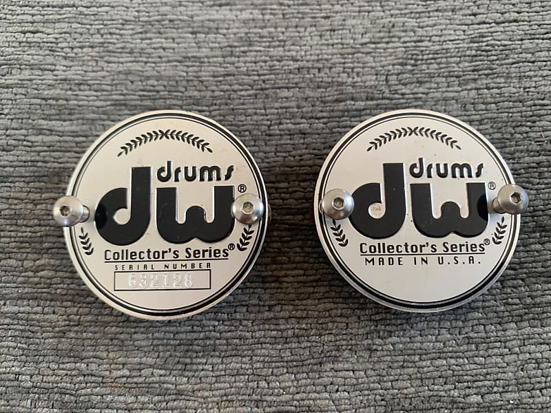 DW Collectors Series Badges 2016 - Silver/Black | Reverb