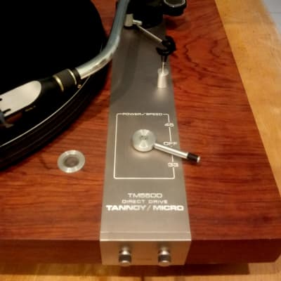 Tannoy /Micro TM55DD Vintage Direct Drive Turntable Ortofon | Reverb