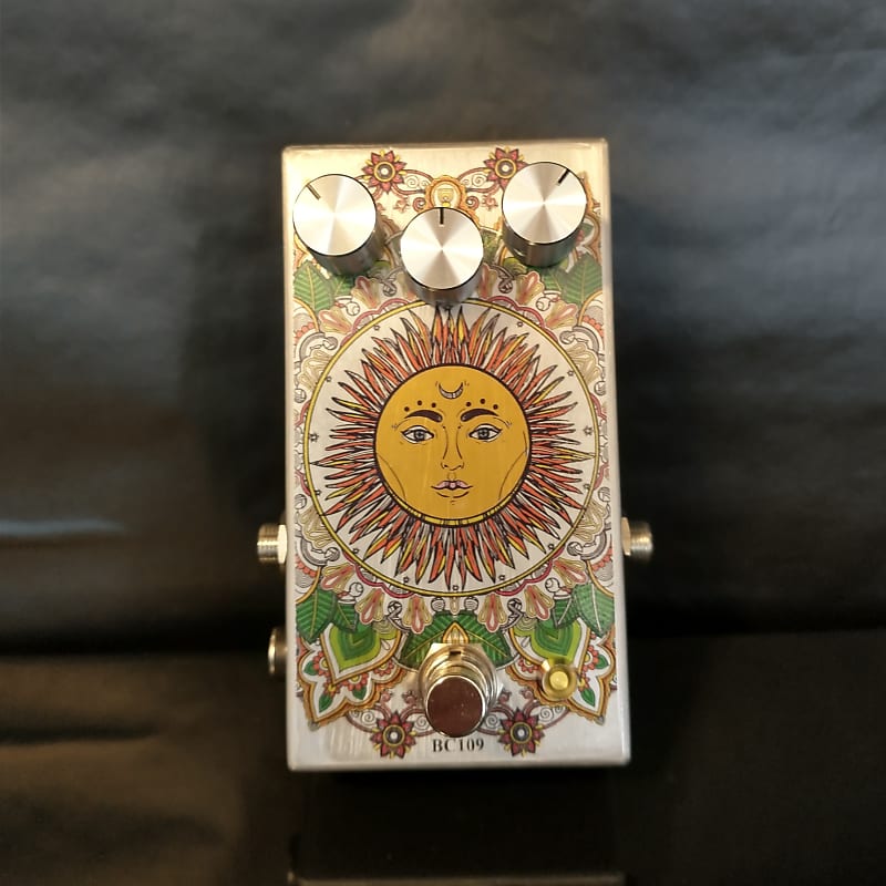 BC109 Sun Face Silicon Fuzz Pedal with Sundial. Handwired UK. | Reverb