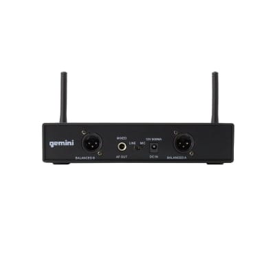 Gemini UHF-6200HL Dual Channel Wireless UHF PLL System with 2 | Reverb