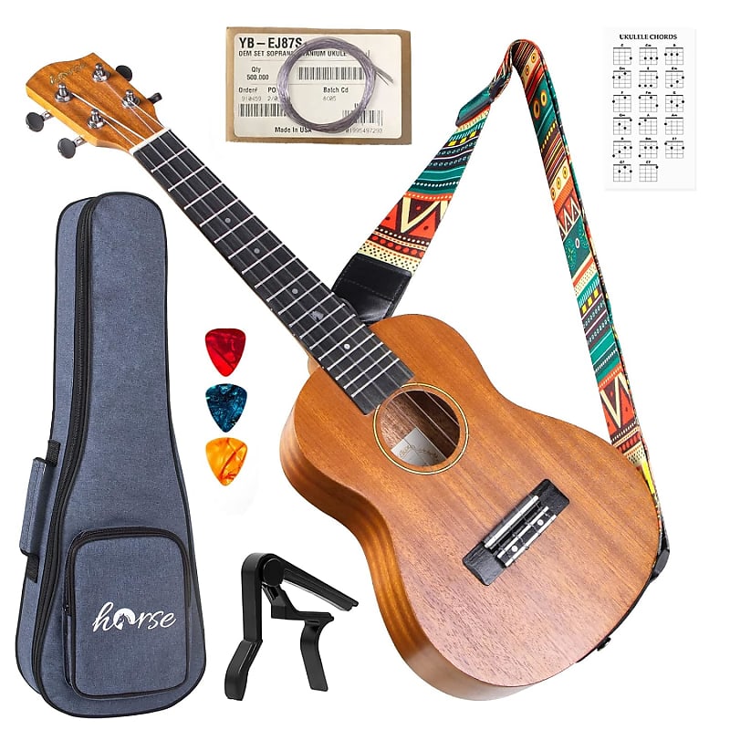 Ukulele, Concert 23 Inch Professional Musical Instrument | Reverb
