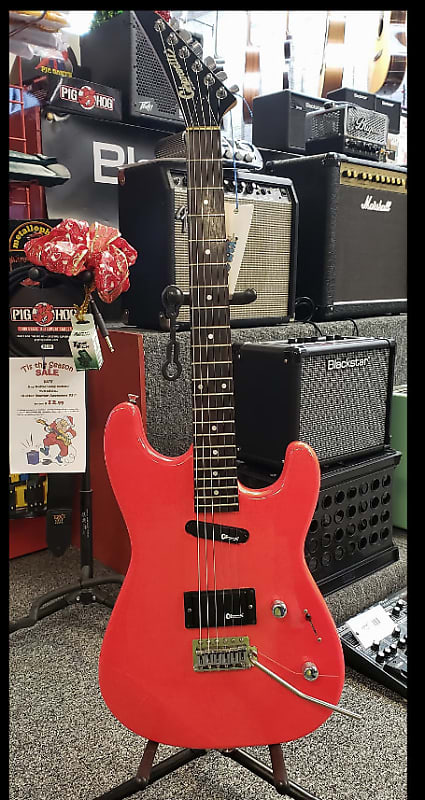 Charvel Charvette 100 Mid 90's - Traffic Cone Orange | Reverb